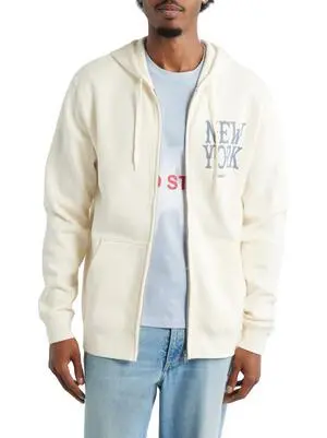 SANTO STUDIO X Cody Bellinger Ny Thugs Zip Hoodie - Cream