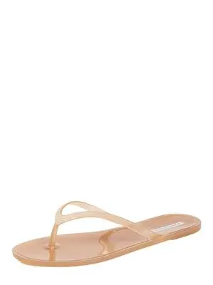 BLACK SUEDE STUDIO Crystal Jelly Flip Flops - Terracotta