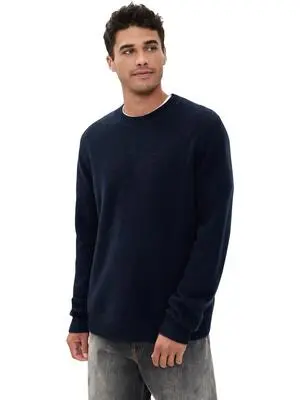 Guest In Residence Allday Cashmere Crewneck Sweater - Midnight