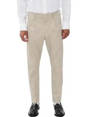Nn07 Bill Relaxed Tapered Trousers - Cement