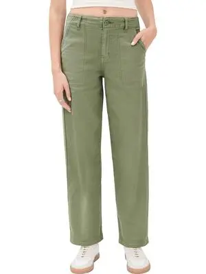 Z Supply Twill Pants - Hunter Green