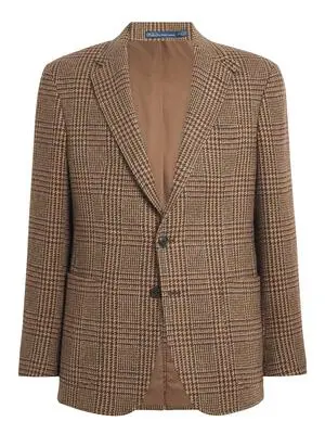 Polo Ralph Lauren Wool Glen Plaid Blazer - Brown