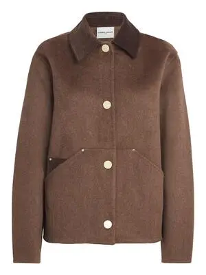 Claudie Pierlot Wool-blend Barn Jacket - Brown