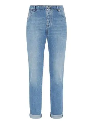 Brunello Cucinelli Comfort Slim-fit Jeans - Blue