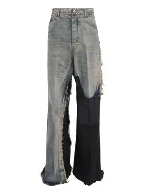 Rick Owens Cotton Joris Jeans - Blue