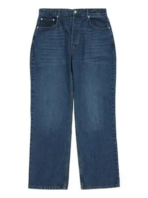 Officine Générale Straight-leg Vintage Wash Jeans - Blue