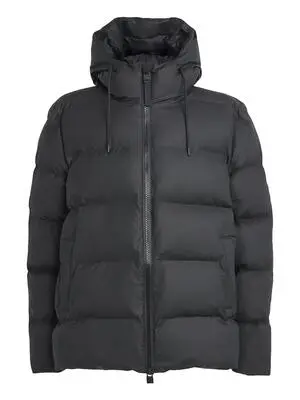 Rains Alta Puffer Jacket - Black