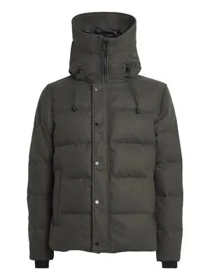 Canada Goose Down Dynaluxe Wool Macmillan Parka - Green