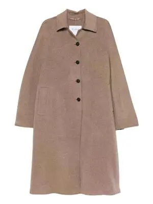 Max Mara Single-breasted Coat - Brown