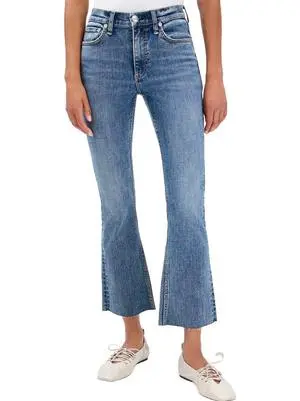Rag & Bone Flexi Peyton Mid-rise Bootcut Jeans - Woodstock