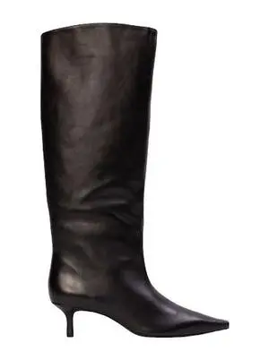 BLACK SUEDE STUDIO Sutton 50 Knee-high Boots - Black Leather