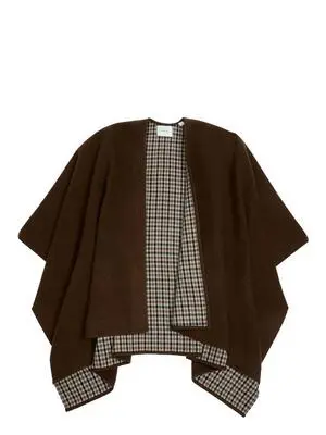 Vince Double-face Wool-cashmere Cape - Black