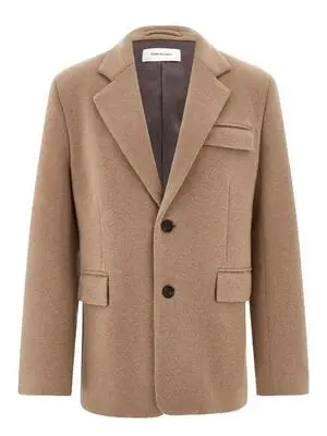 FERRAGAMO Jersey Interlock Blazer - Natural