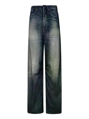 MAISON MARGIELA Logo-Patch Panelled Jeans