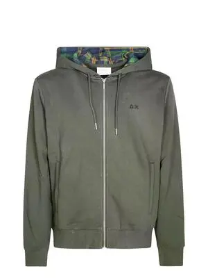 SUN 68 Zip-up Hoodie - Green