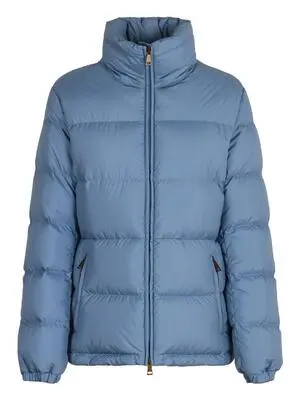 Moncler Short Down Jacket - Blue