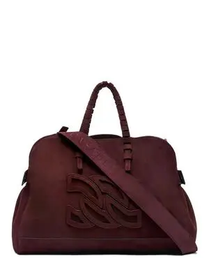 Casadei Park Avenue Leather Tote Bag - Red