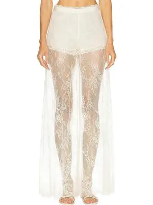 LoveShackFancy Sigrid Pant - Ivory