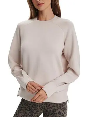 Varley Varley Zosia Midlayer Crewneck Sweatshirt Silver Grey
