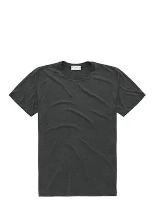 WOLF VS. GOAT (WVG) Light Weight Viscose Short Sleeve Crewneck - Black