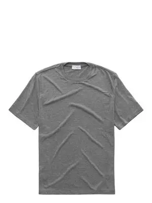 WOLF VS. GOAT (WVG) Light Weight Viscose Short Sleeve Crewneck - Grey