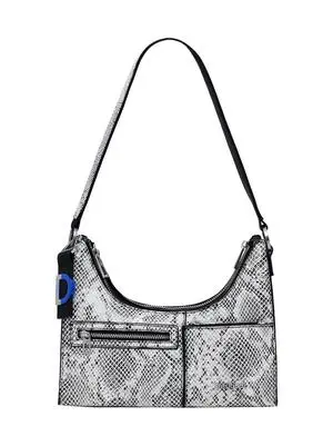 Desigual 2-in-1 Faux Leather Shoulder Bag - Black