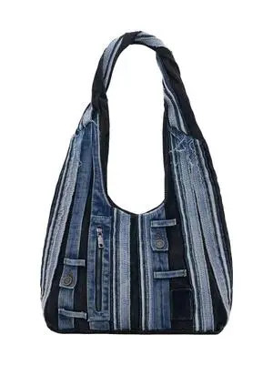 Desigual Denim Tote - Dark Blue