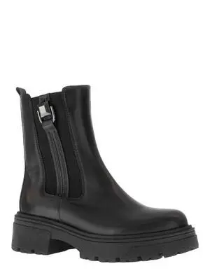 Gabor Lug Bootie - Black