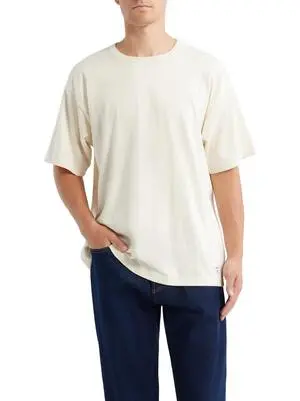Edwin Oversize Heavyweight Cotton T-shirt - Natural