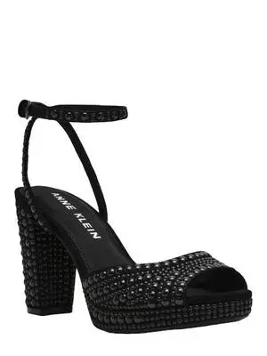 Anne Klein Vanna Platform Sandals Black