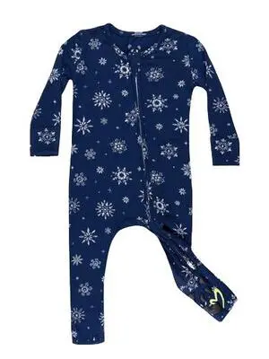 BELLABU BEAR Baby Convertible Footie - Snowflake