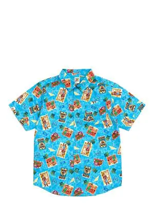 Disney Short Sleeve Button Down Shirt - Toy Story Blue