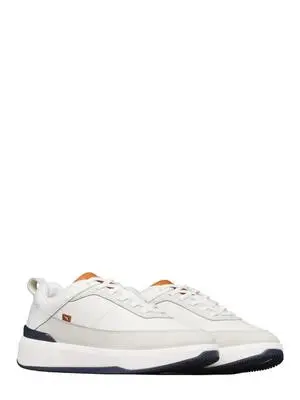Wolf & Shepherd Baller Sneaker - White Multi Leather