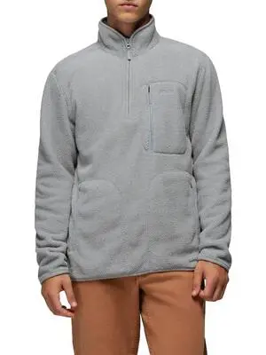 Prana Tuff Fluff Fleece Half Zip Pullover - Quarry