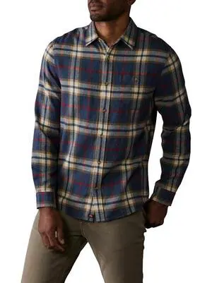 THE NORMAL BRAND Hudson Flannel Button-up Shirt - Eventide Plaid