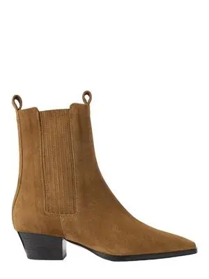 AeydĒ Agata Suede Ankle Boots Brown