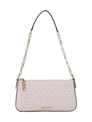 Michael Kors Shoulder Bag With Chain Strap - Ivory