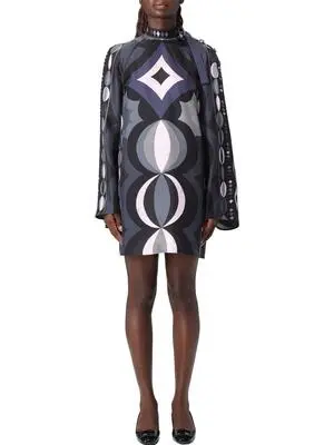 Emilio Pucci Printed Dress - Black