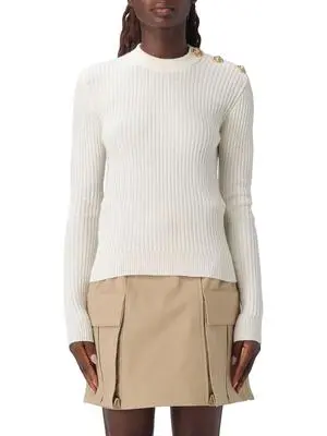 Balmain Ribbed Sweater - Natural