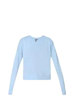 Sweaty Betty Cotton And Modal-blend Sweatshirt - Breeze Blue