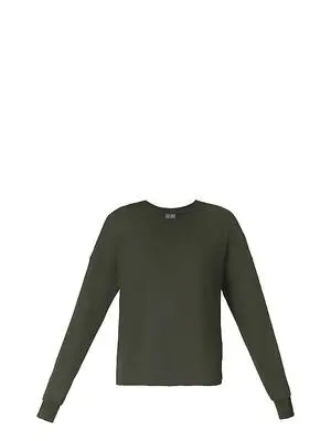 Sweaty Betty Cotton And Modal-blend Sweatshirt - Nori Green
