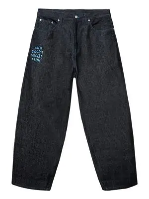 ANTI SOCIAL SOCIAL CLUB Baggy Denim Jeans - Black