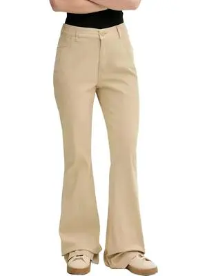 Hugo Flared Leg Jeans - Neutrals