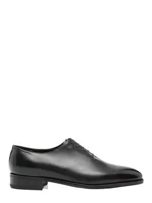 John Lobb Leather Oxford Shoes - Black