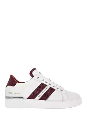 Philipp Plein Leather Sneakers - White