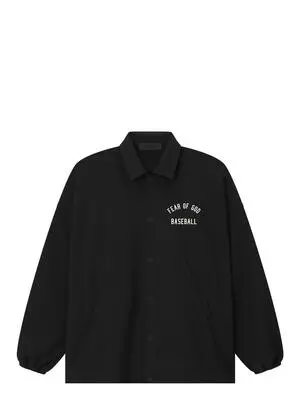 Fear Of God Mlb Coaches Jacket - Black