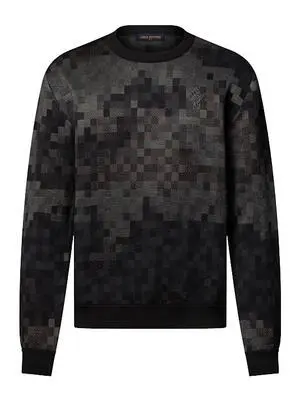 LOUIS VUITTON Jacquard Pullover - Black