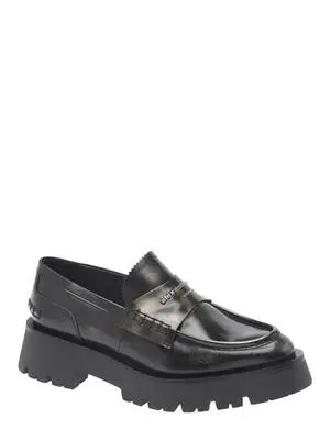 Alexander Wang Carter Lug Sole Loafer - Black/grey