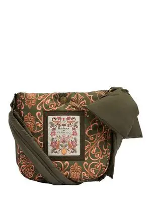 Barbour X Farm Rio Ana Clara Bow Crossbody Bag - Royal Pineapple Print