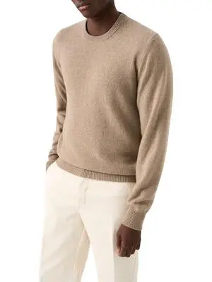 Eton Crewneck Cashmere Sweater - Light Beige